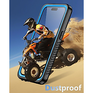 Oneagle for iPhone 15 Pro Case Waterproof,[IP68 Waterproof][Built-in Screen & Lens Protector][Dustproof][Real 360°] Full Body Heavy Duty Rugged Shockproof Protective iPhone 15 Pro Phone Case 6.1"