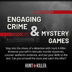 Hunt A Killer Immersive Murder Mystery Game - Take On Unsolved Case as Detective, For Date Night or With Friends, Age 14+