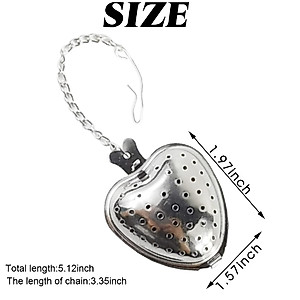 ROYHOO 15PCS Stainless Steel Tea Ball 1.5 Inch Tea Infuser Strainers Tea Strainer Filters Tea Interval Diffuser for Tea