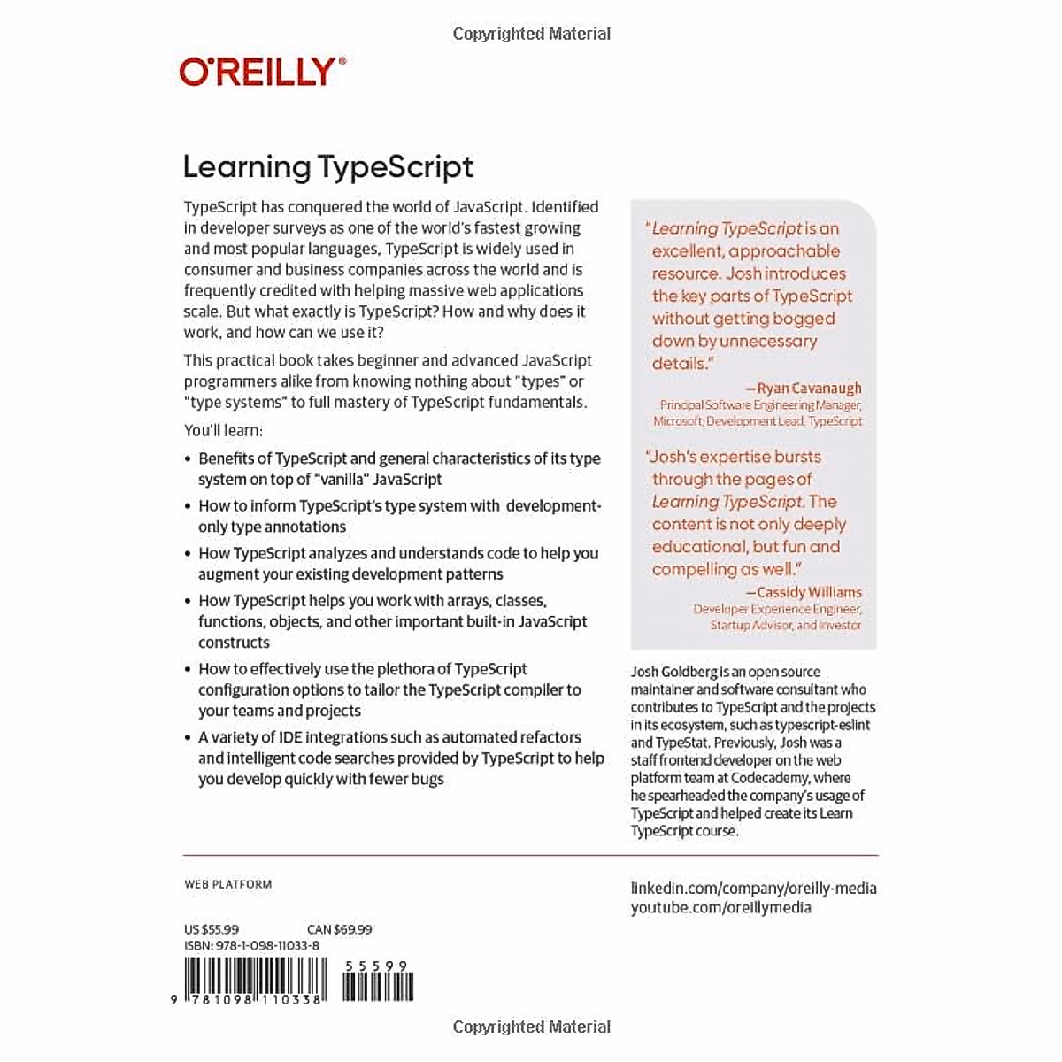Learning TypeScript: Enhance Your Web Development Skills Using Type-Safe JavaScript