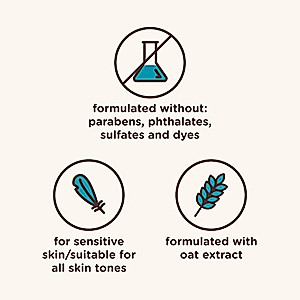 Aveeno Kids Sensitive Skin Face & Body Wash With Oat Extract, Gently Washes Away Dirt & Germs Without Drying, Tear-Free & Suitable for All Skin Tones, Hypoallergenic, 18 fl. Oz