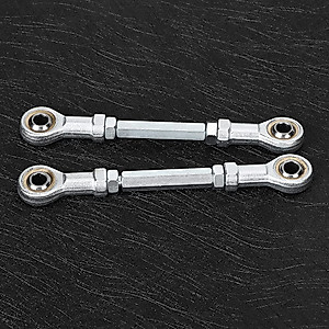 2pcs Steering & Suspension Kit150mm/170mm 8mm,Steering Tie Rod Kit Ball Joint ATV Kart Accessory Compatible with Electric Mini ATV Kart