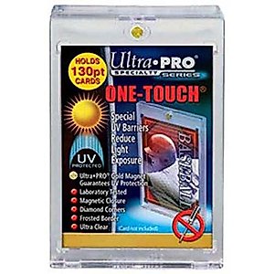 10 Ultra Pro 130pt Magnetic One Touch Card Holders (10 Total) 81721 - Fits Cards Up To 130 Point in Thickness