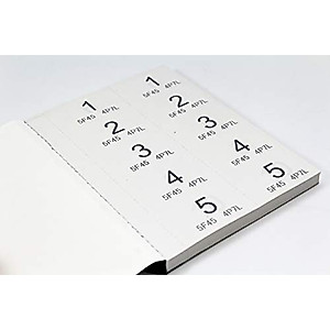 Silvine Cloakroom/Raffle Tickets, Numbered 1-500 with Security Numbering. Ref CRT5555, Single