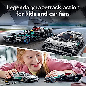 LEGO Speed Champions Mercedes-AMG F1 W12 E 76909 Performance & Project One Toy Car Set, Mercedes Model Car Building Kit, Collectible Race Car Toy, Great Car Gift for Kids and Teens