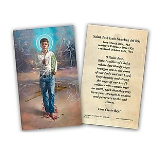 St. Jose Sanchez del Rio Holy Card Paper Pack of 50