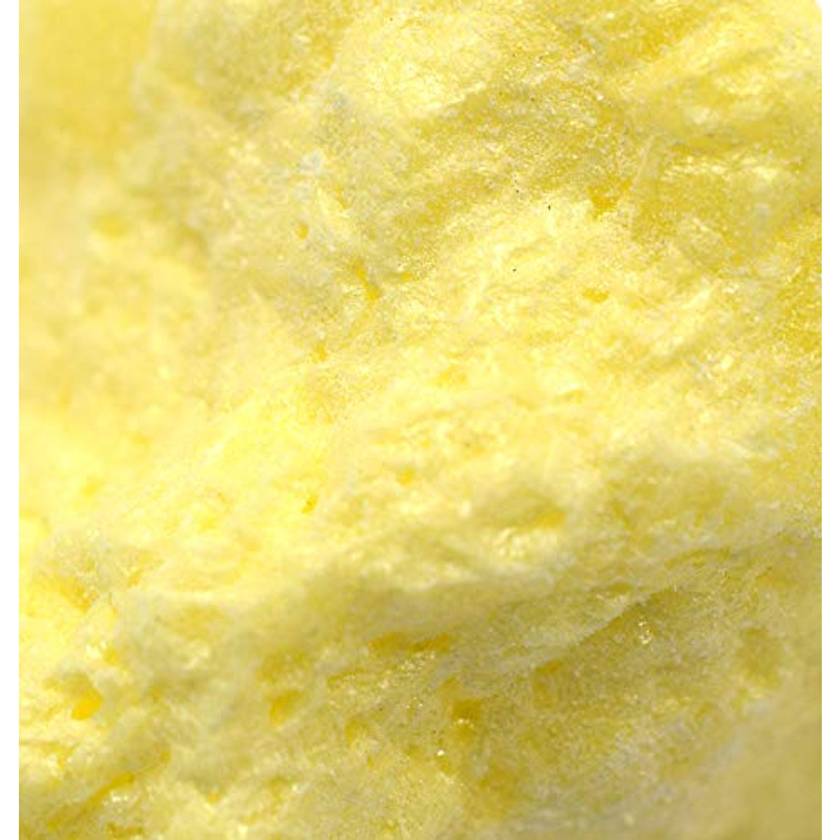 Raw Sulfur, Mineral Specimen - Approx. 1" - Geologist Selected & Hand Processed - Great for Science Classrooms - Eisco Labs