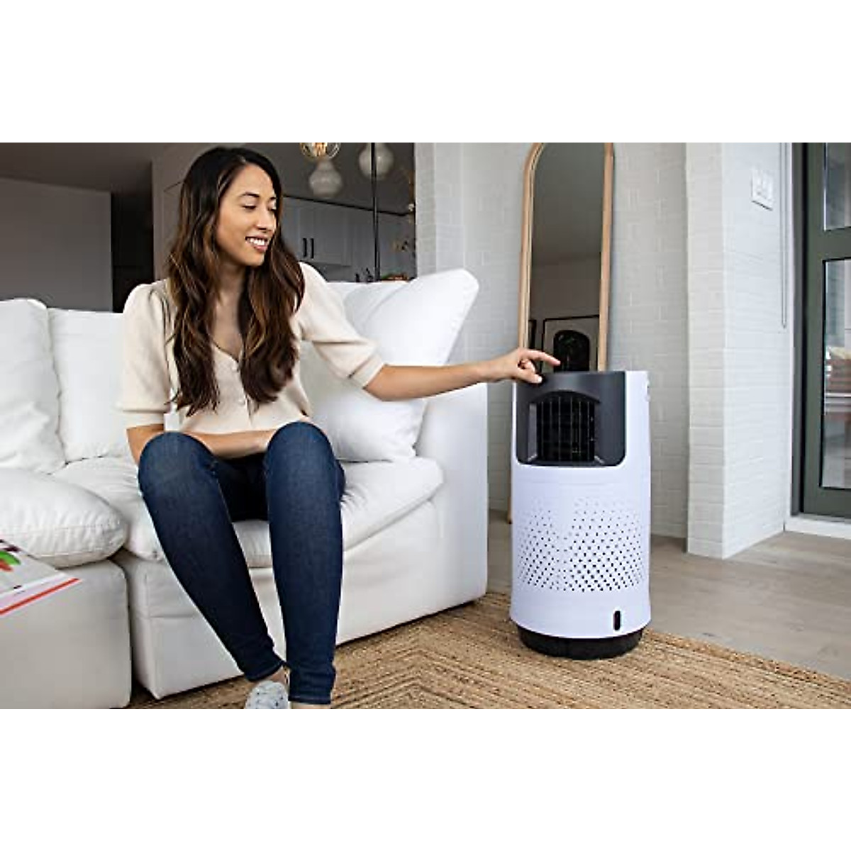 Briza Air Cooler - Evaporative Air Cooler - Swamp Cooler - Air Cooler Fan - Air Cooler for Room - Great for Livingroom, Bedroom, Office - 8 Liter Water Tank - 80° Swing Oscillation - 3 in 1 - Remote Included - 3 Speed Fan