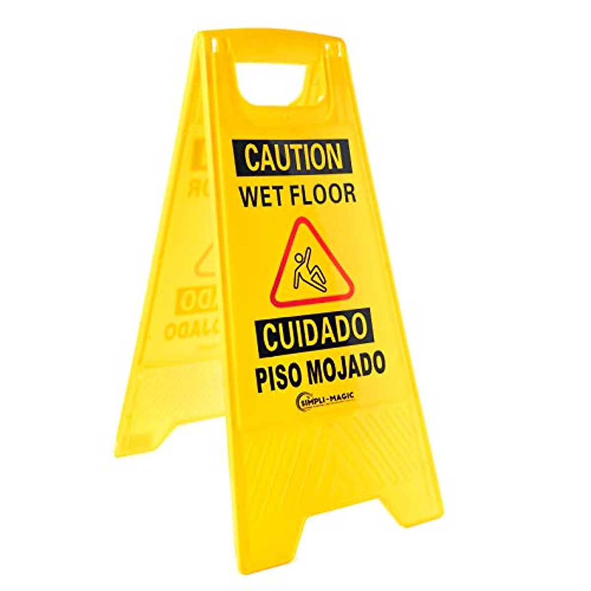 Simpli-Magic 79192 Wet Floor Caution Signs, Basic, Yellow, 3 Pack