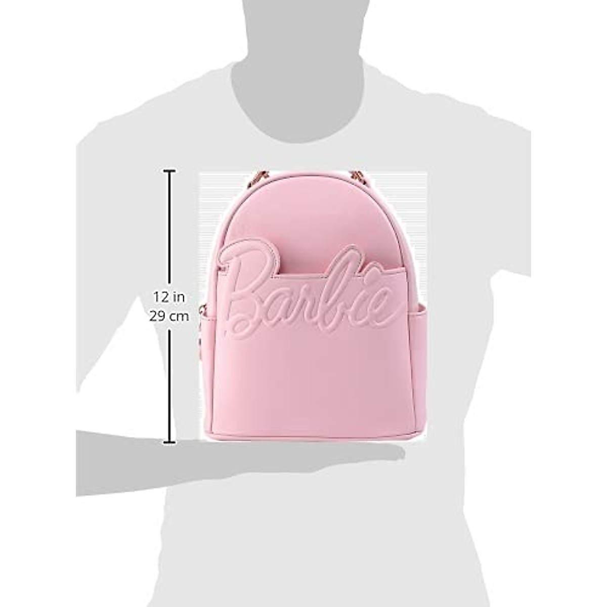 Loungefly Rose Gold Chain Mini Backpack