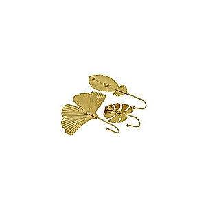 Dorm Queen Gold Decorative Wall Hooks – Set of 3 | Gold Hooks for Hanging Keys, Hats and Jewelry | Gold Wall Hooks | Wall Hooks Decorative | Decorative Hooks | Hat Hooks for Wall | Brass Hooks