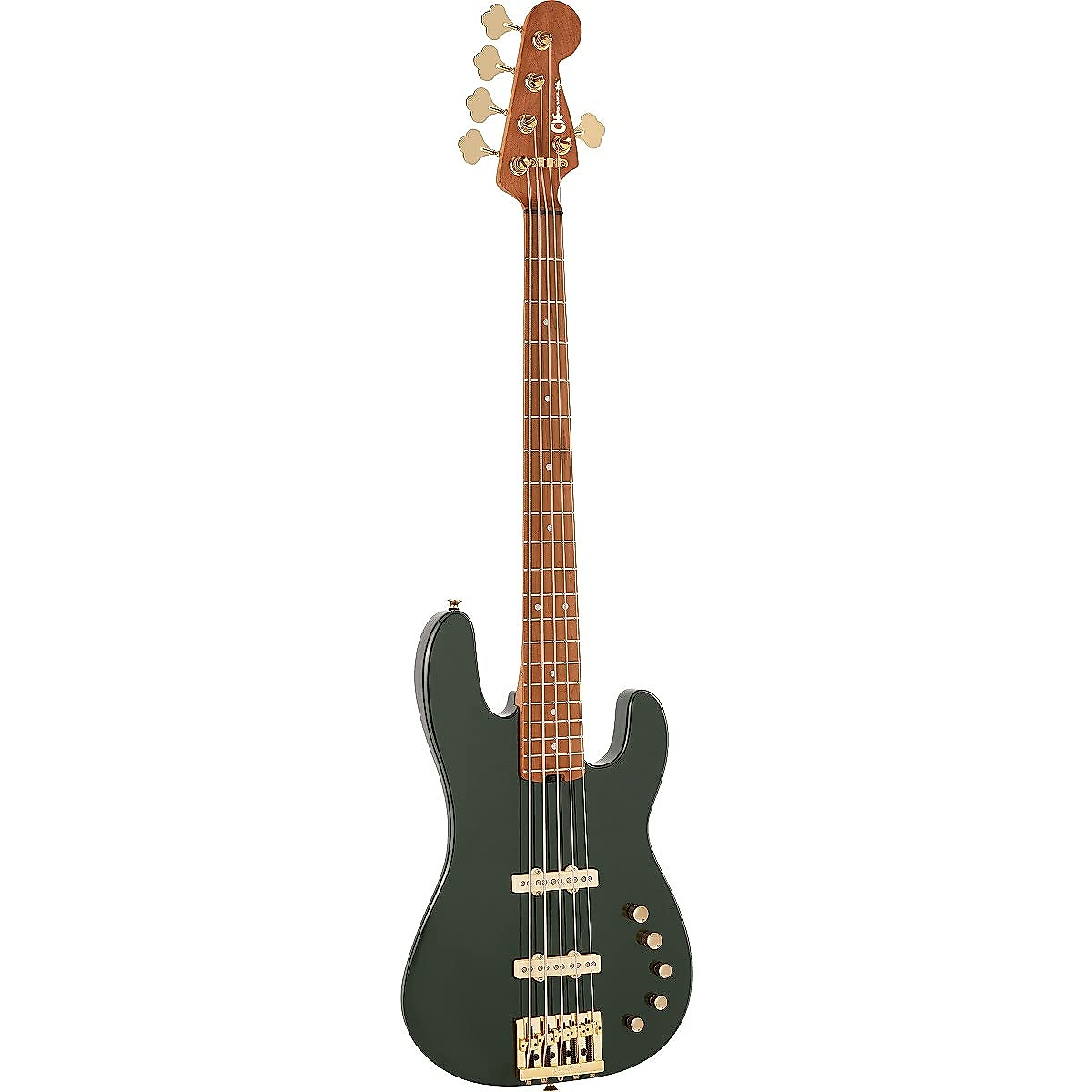 Charvel Pro-Mod San Dimas Bass JJ V - Lambo Green Metallic