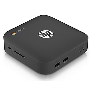 HP J5N50UT#ABA Chromebox Desktop Computer (Intel Celeron 2955U 1.40 GHz 4GB RAM 16GB SSD)- Mini PC