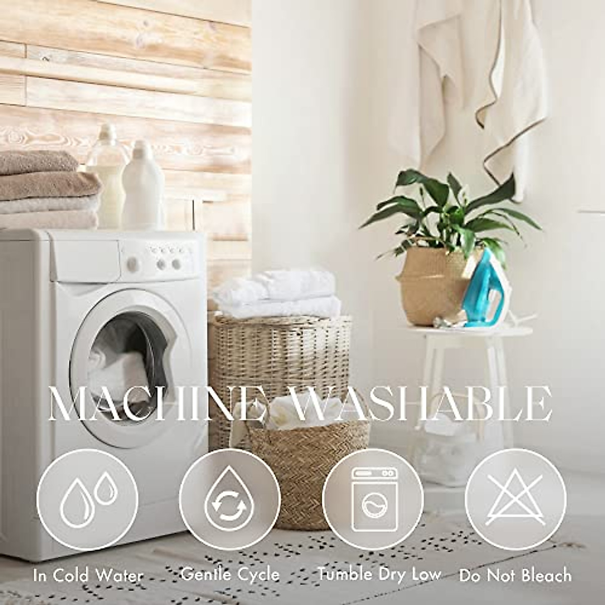 Madison Park 100% Cotton Quilt Set Floral Print, Double Sided Stitching, All Season, Lightweight Coverlet Shabby Chic Bedding Layer, Matching Shams, Full/Queen, Yellow 6 Piece