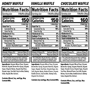 Honey Stinger Organic Waffles - Variety Pack – 12 Count – 4 of Each Flavor – Energy Source for Any Activity – Honey, Vanilla & Chocolate – Plus Sticker and Custom Polybag