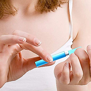 12 Pack Glass Nail Files with Case Crystal Glass Fingernail Files Double Sided Glass Nail File Mixed Color Manicure Set for Gentle Nail Care for Women Girls