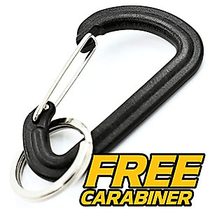 HD Switch Replaces Troy-Bilt/MTD, Pro-Line FRT, Proline, Horse, Big Red - Garden Tiller - Rear Roto-Tiller Starter Ignition Key Switch - Ultimate Dual Protection Upgrade - 3 Keys & Free Carabiner