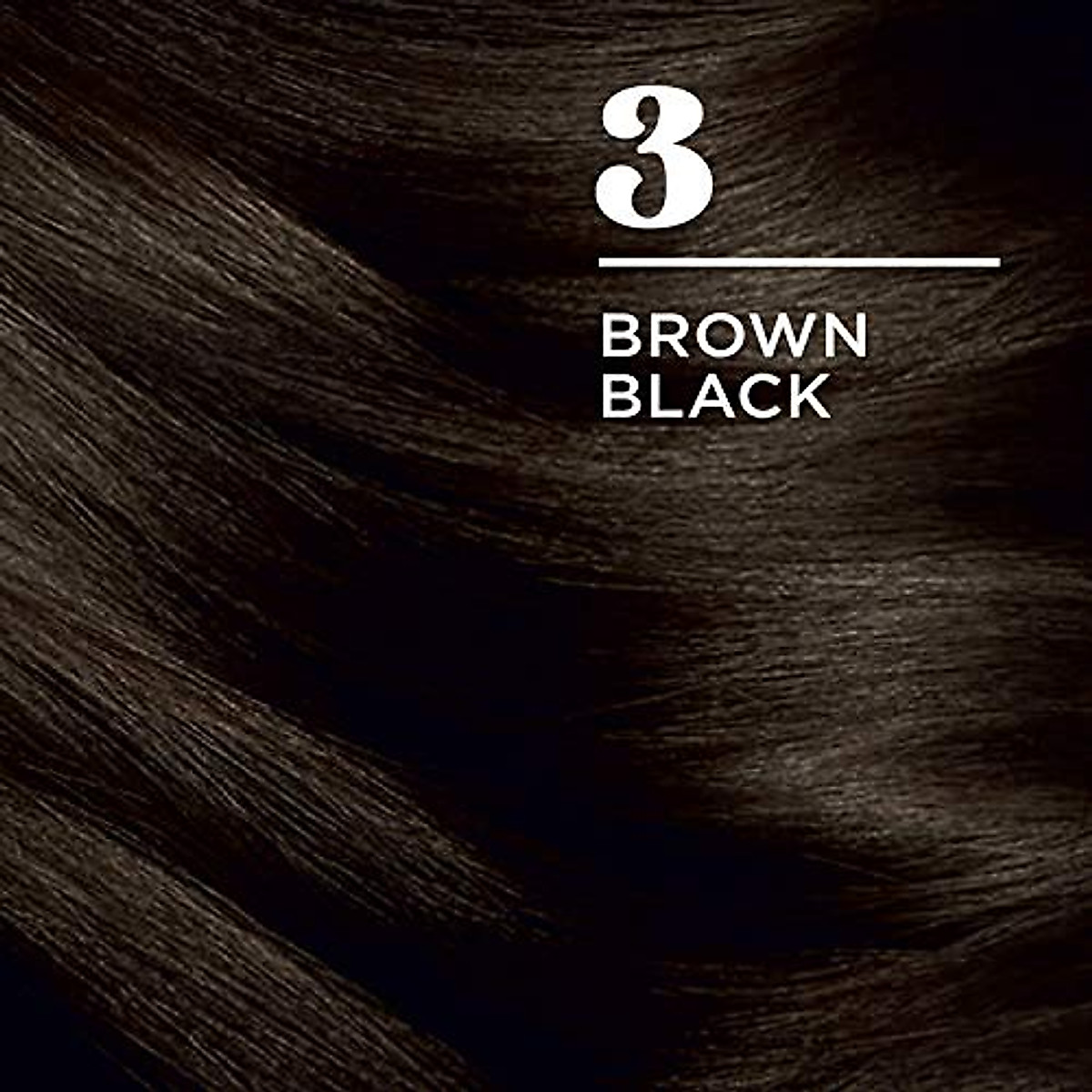 Clairol Nice'n Easy Permanent Hair Dye, 3 Brown Black Hair Color, Pack of 3