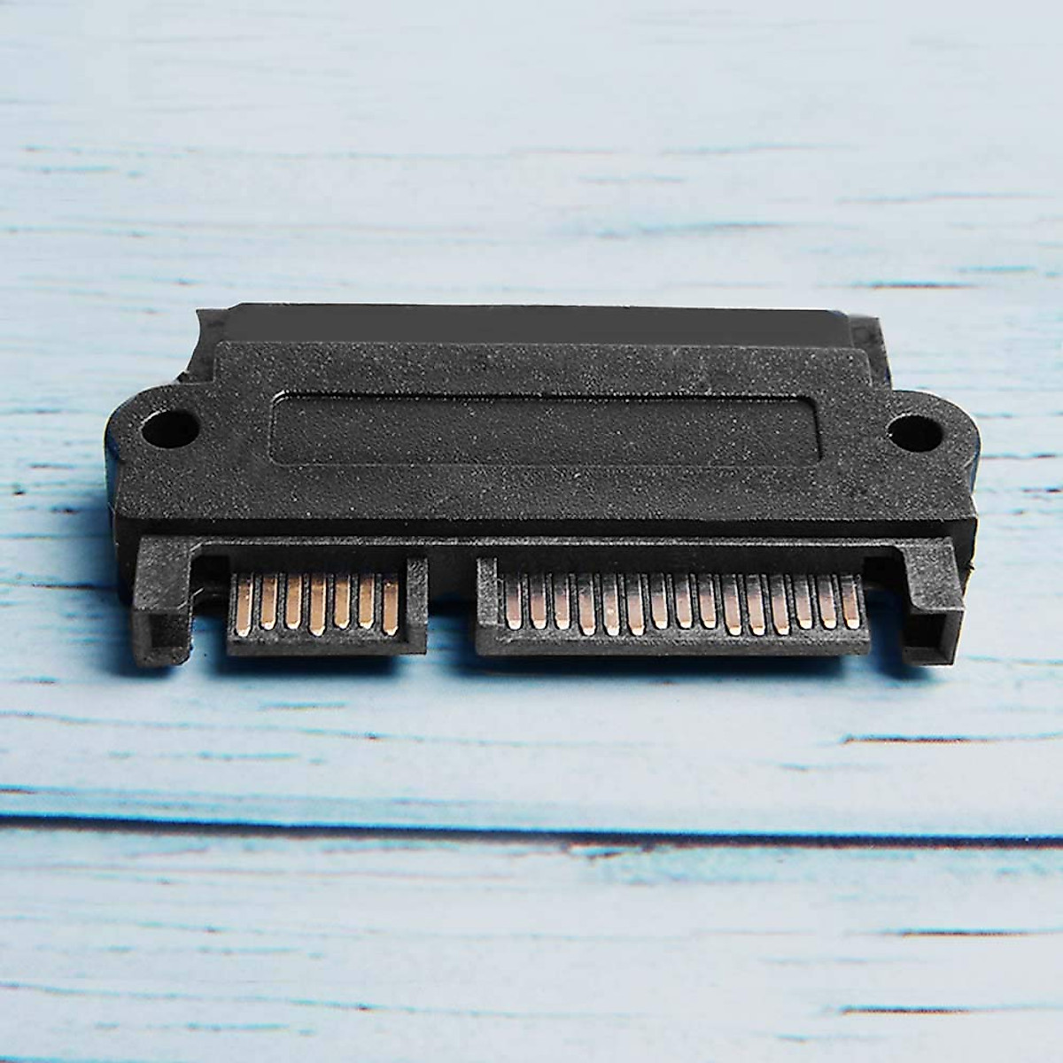 Wixine 1 Pcs Main Board Small Port SAS Hard Disk Adapter SFF-8482 to SATA 22 Pin Adapter Card