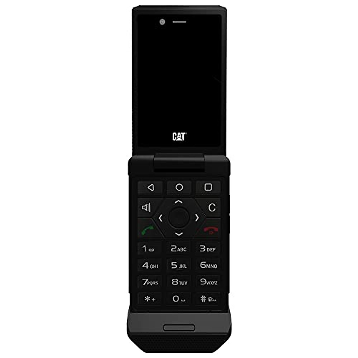 Cat S22 Flip (16GB) 2.8" Touchscreen, Android 11, IP68 Water Resistant, 4G LTE GSM (T-Mobile Unlocked for MetroPCS, Global) (Black) (Renewed)