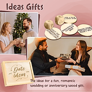 1DFAUL 60 Couples Games for Date Night Ideas with 2 Dice, for Date Night Cards Box for Couples Activities, Date Night Jar Gifts for Couples & Married Couple