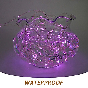 YiShine 200 LED Solar Wire Lights 72FT String Fairy Lights with 8 Modes Outdoor Waterproof Pink Lights for Home Garden Patio Wedding and Party Bright Light Festival Decoration