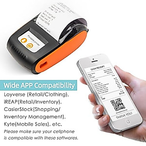 Thermal Receipt Printer MP210 58MM Label Printer Portable Printer for Supermarkets Restaurants Retail Stores