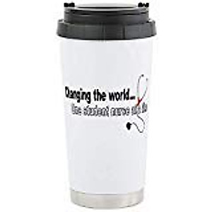 CafePress Stainless Steel Travel Mug Stainless Steel Travel Mug, Insulated 20 oz. Coffee Tumbler