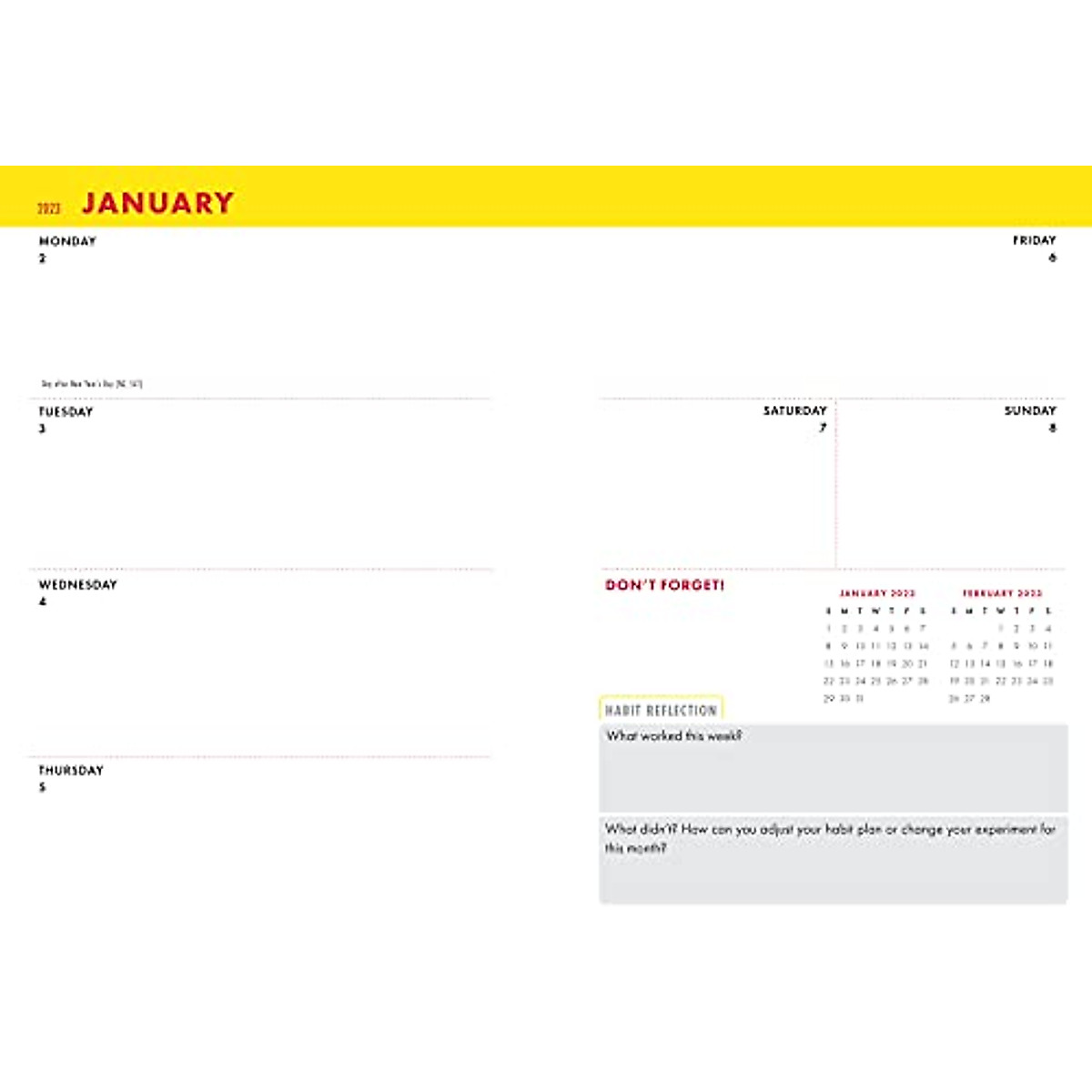 2023 Power of Habit Planner: A 12-Month Productivity Organizer to Master Your Habits and Change Your Life