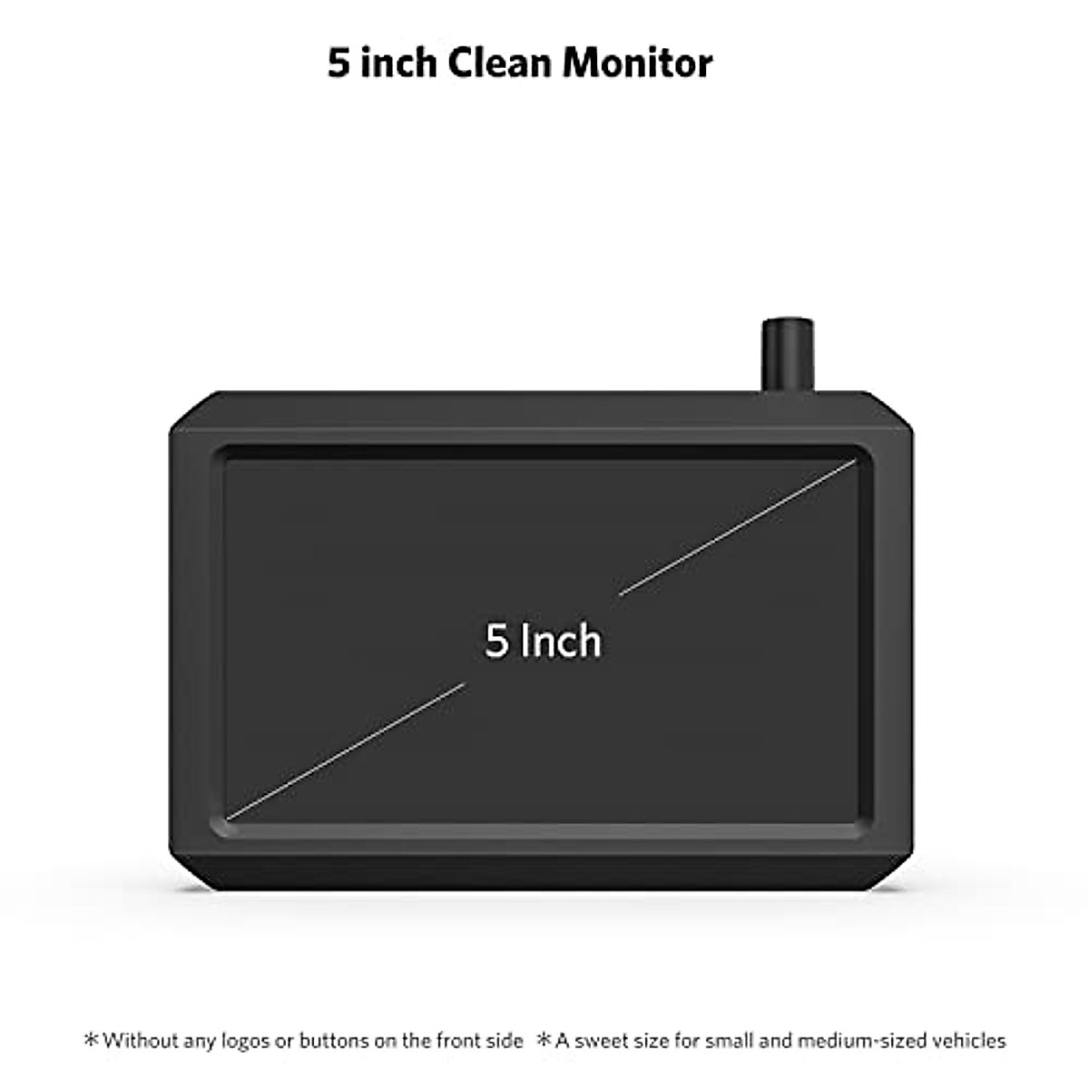 HD Wireless Backup Camera for Trucks, Support 2 Cameras with Digital Wireless Signal, Waterproof Rear View Camera, 5″ TFT-LCD HD Monitor and Reverse Camera for Car/SUV/Van/Mini RV/Pickup (K7 Pro)