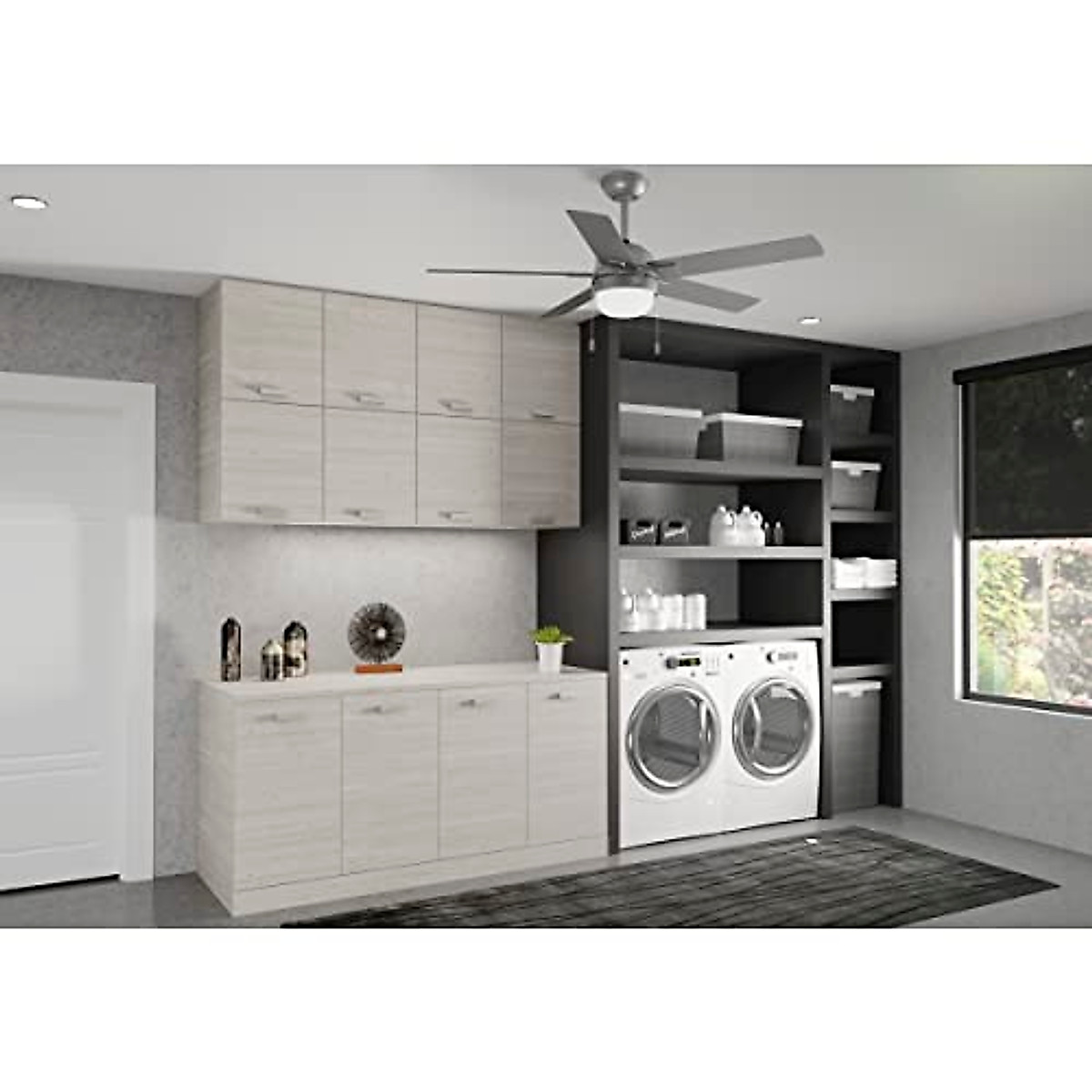 Hunter Fan Company 51467 Zeal Ceiling Fan, 52, Matte Silver