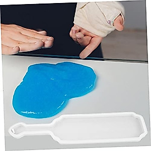 COHEALI Pallet Mold Resin Tray Silicone Soap Mold Molds for Resin Friend Ornament Silicone Molds for Resin Cup Mats Epoxy Moulds Resin Coaster Mould Coaster Mold Oar Shaped Tray Mould 1pc