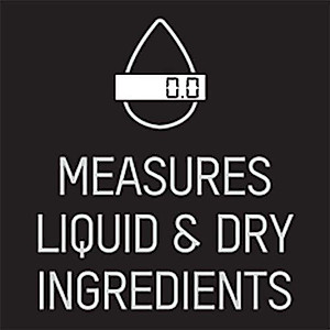 Taylor Pro Digital Kitchen Food Scales, Compact Professional Standard with Precision Accuracy and Waterproof Design with Tare Feature, White Glass, Weighs 14 kg/14 L Capacity