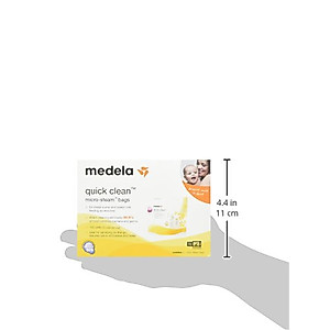 Medela Quick Clean Micro-Steam Bags Economy Pack of 4 retail boxes (20 Bags Total)