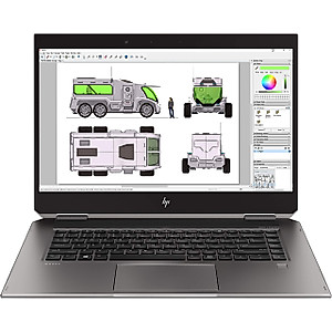 HP Zbook Studio X360 G5 15.6" Touchscreen 2 in 1 Mobile Workstation - Core i7 i7-8750H - 16 GB RAM - 256 GB SSD - Windows 10 Pro - in-Plane Switching (IPS) Technology - English Keyboard