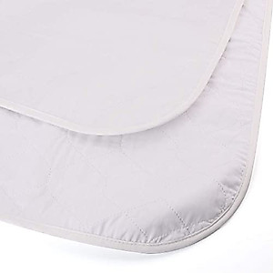 Tebery Toddler Mattress Pad Protector Slip-Resistant Waterproof Mattress Pad Cover for Bed Wetting Reusable, Soft Cotton Blend, Machine Washable[1 Pack]