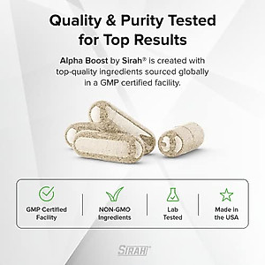 Testosterone Booster for Men - Male Enhancing Supplement - Test Booster for Endurance, Drive, Stamina, Strength, Size, Libido & Lean Muscle Growth - Supports Healthy Blood Circulation - 120 Pills