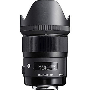 Sigma 35mm F1.4 Art DG HSM Lens for Canon, Black, 3.7 x 3.03 x 3.03 (340101)