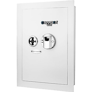 Barska Biometric Fingerprint Digital Security Hidden In Wall Safe 0.52 Cubic Ft for Home & Office