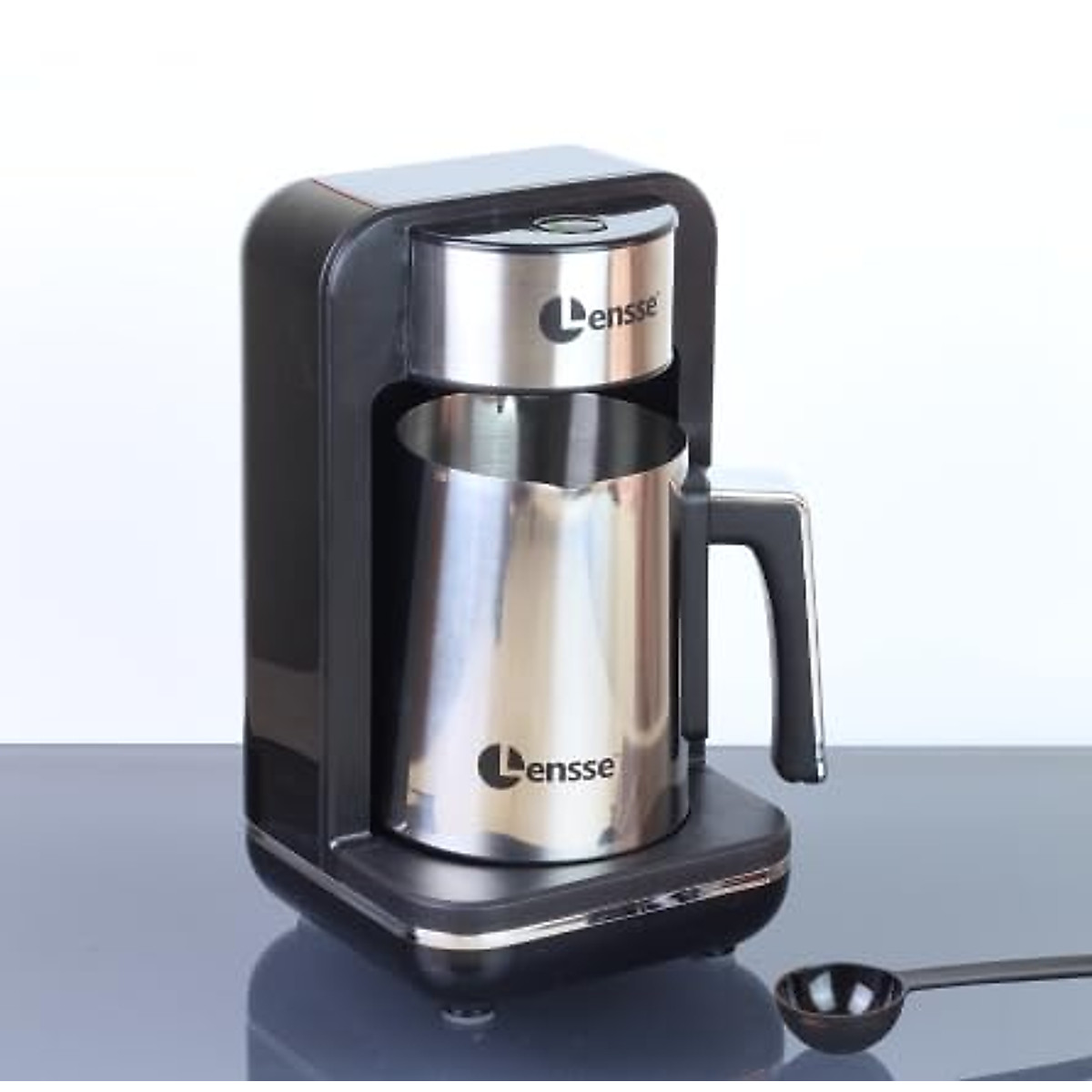 lensse Turkish Coffee Maker, Turkish Brand, 100% BPA Free, 120V, 1 to 4 Cup Brewing Capacity for Delicious Cup of Turkish & Greek Coffee, Turkish Coffee Pot Turkish Coffee Machine