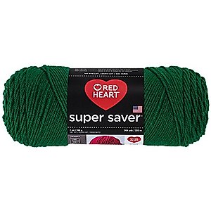 Red Heart E300 Super Saver Economy Yarn, Paddy Green