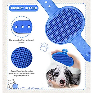 Rabbit Grooming Kit with Slicker Rabbit Brush Bath Massage Glove Brush Pet Shedding Comb Nail Clipper Trimmer 6 Piece Set for Bunny Kitten Guinea Pig Cat Chinchilla Ferret Small Animals