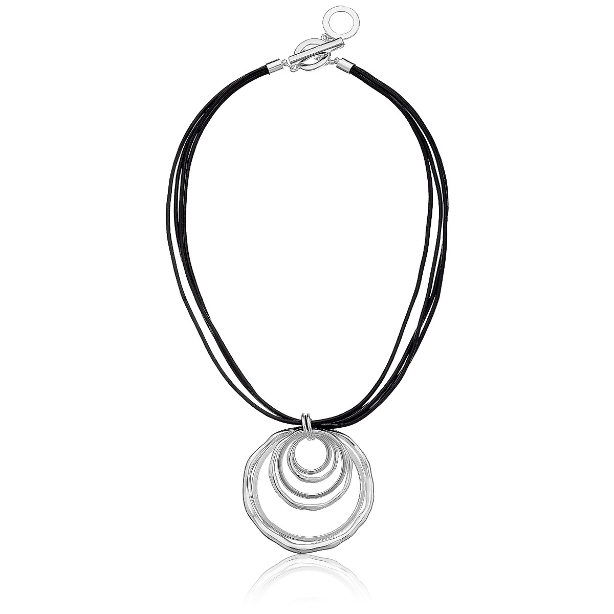 Anne Klein Silver Tone 28' Pendant Enhancers, 17.5