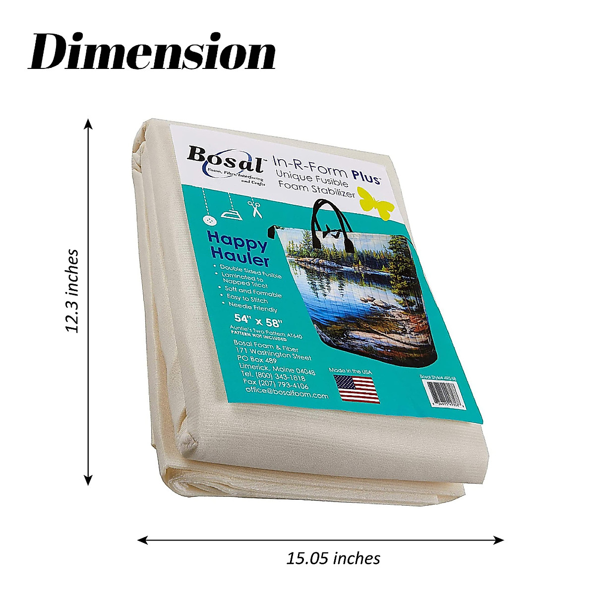 In-R-Form Plus Unique Fusible Foam Stabilizer