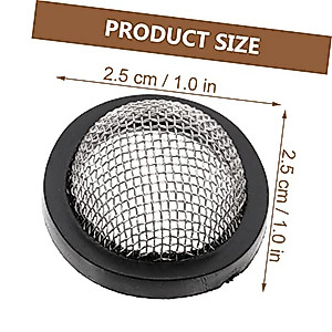 HANABASS Water Hose Sprayer Nozzle 60 pcs Gasket with Inlet Gaskets Hose Washer Rubber Filter Screen Washers Parts Stainless Re Kit Head Steel Water Connector Garden Shower Strainer Hose Connectors