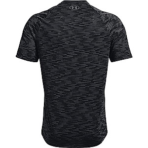 Under Armour Mens Tech 2.0 5C Short Sleeve T-Shirt, Black (001)/Pitch Gray, Medium