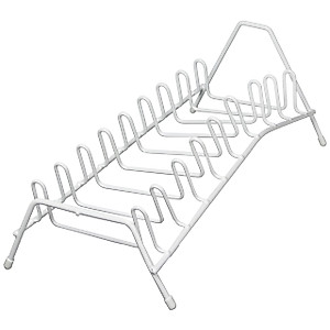 Homebasix JI-39W-3L Lid Storage Rack 4-3/4" x 13" x 5-3/4", White