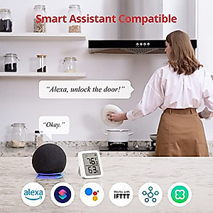 SwitchBot Wi-Fi Smart Lock, Keyless Entry Door Lock, Smart Door Lock Front Door, Electronic Smart Deadbolt, Fits Your Existing Deadbolt in Minutes,Great for Airbnbs, Vacation Rentals and More