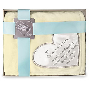 Pavilion Gift Company Survivor - 50x60 Royal Blush Throw Blanket