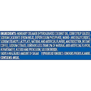 Maxwell House International Sugar Free French Vanilla Cafe Instant Coffee, Caffeinated, 4 Oz Can (Pack-8)